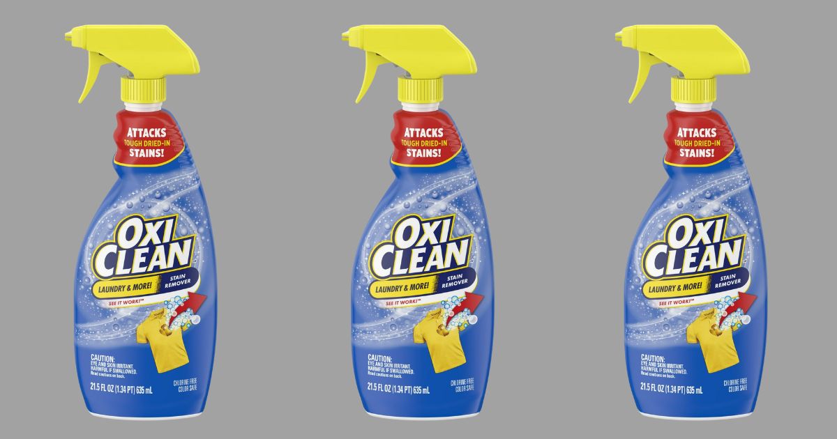 OxiClean Laundry Stain Remover Spray Only $1.89 After Walmart Cash (Reg ...