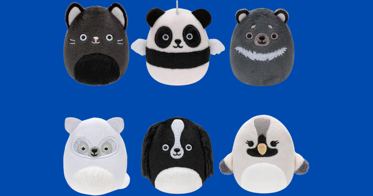 Squishville Black and White Squad Plush Just $6.xx (Reg $18) | Almost ...