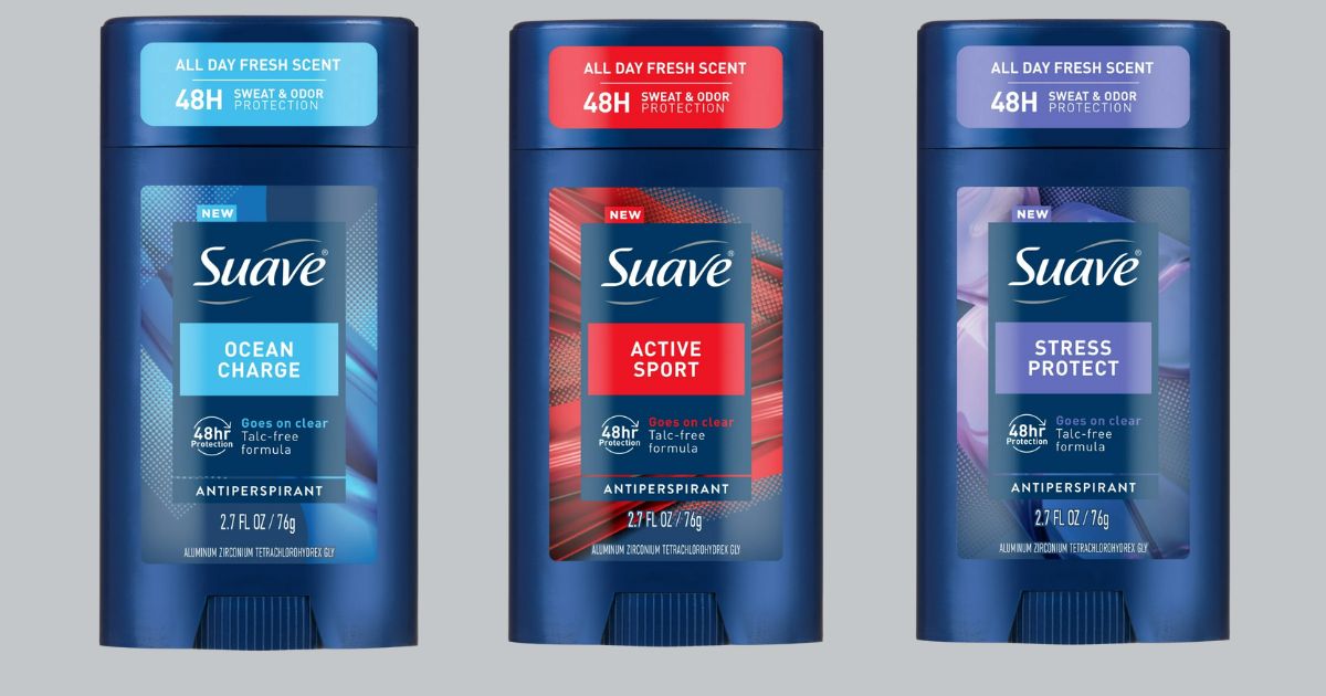 Score Suave Men's Deodorant for Only $1.48 After Walmart Cash (Reg. $3 ...