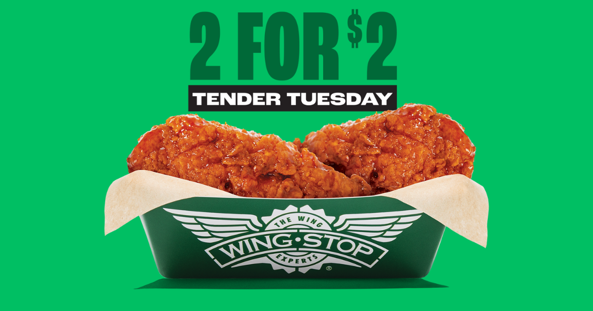 Tender Tuesday: Get 2 for $2 at Wingstop – Limited Time Only! - The ...