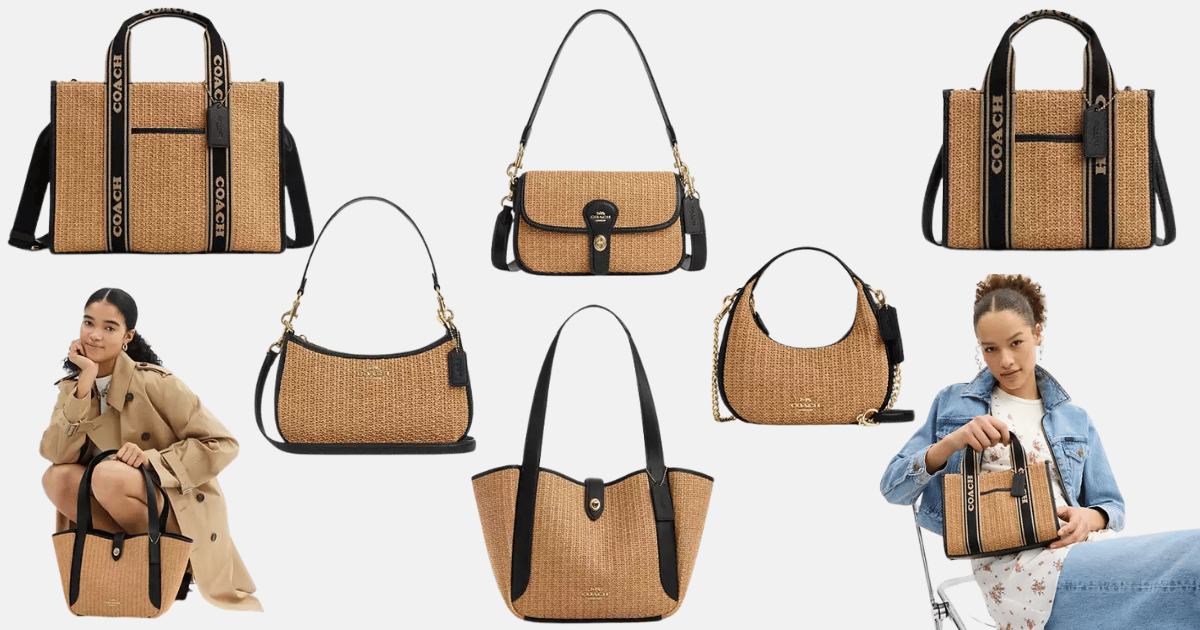 Summer’s Cutest Bag? Found It. Coach Straw Collection Available Now ...