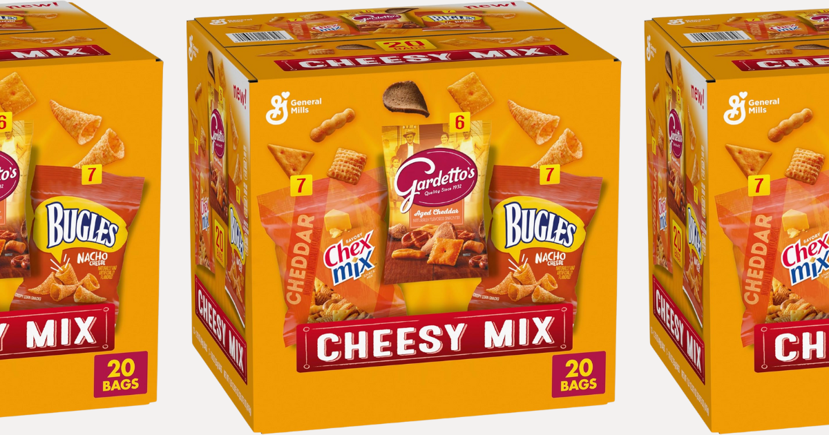 Cheesy Snack Mix Variety Pack Only $7 on Amazon (Reg. $12) - The ...