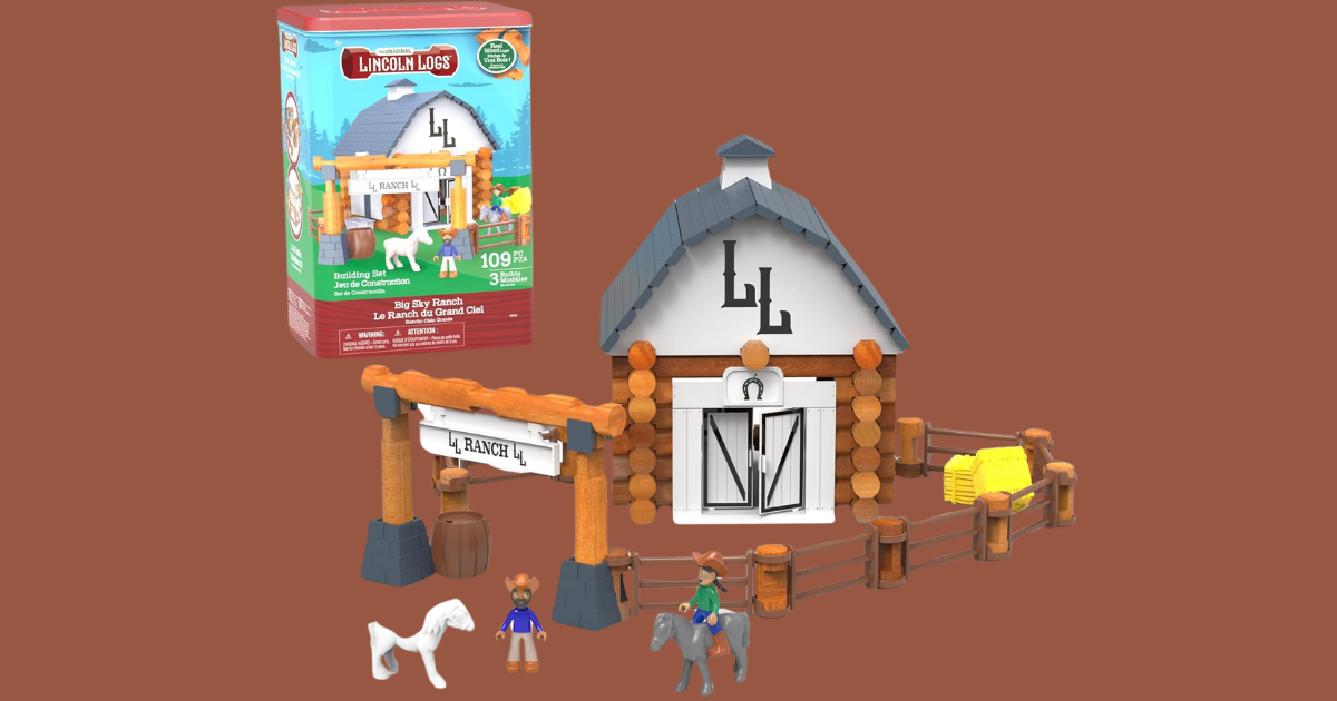 Lincoln Logs Big Sky Ranch Building Set Only $11.xx (Reg $39.99) - The Freebie Guy® ️️️