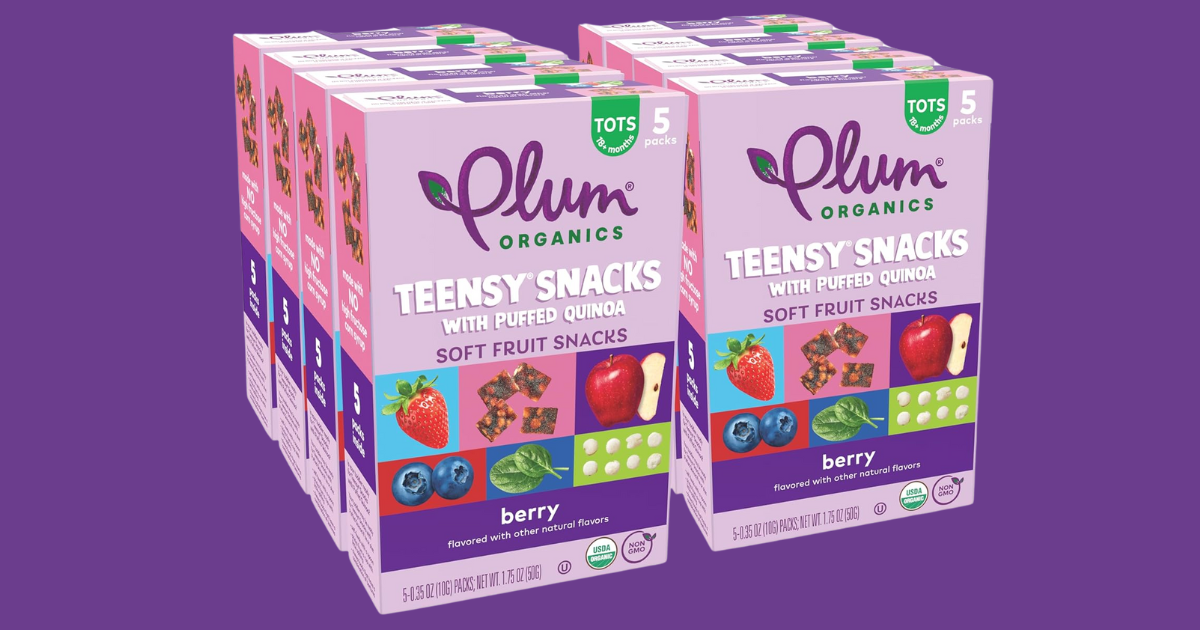 Plum Organics Soft Fruit Snacks 40-Pack Only $7.xx on Amazon (Reg. $23 ...
