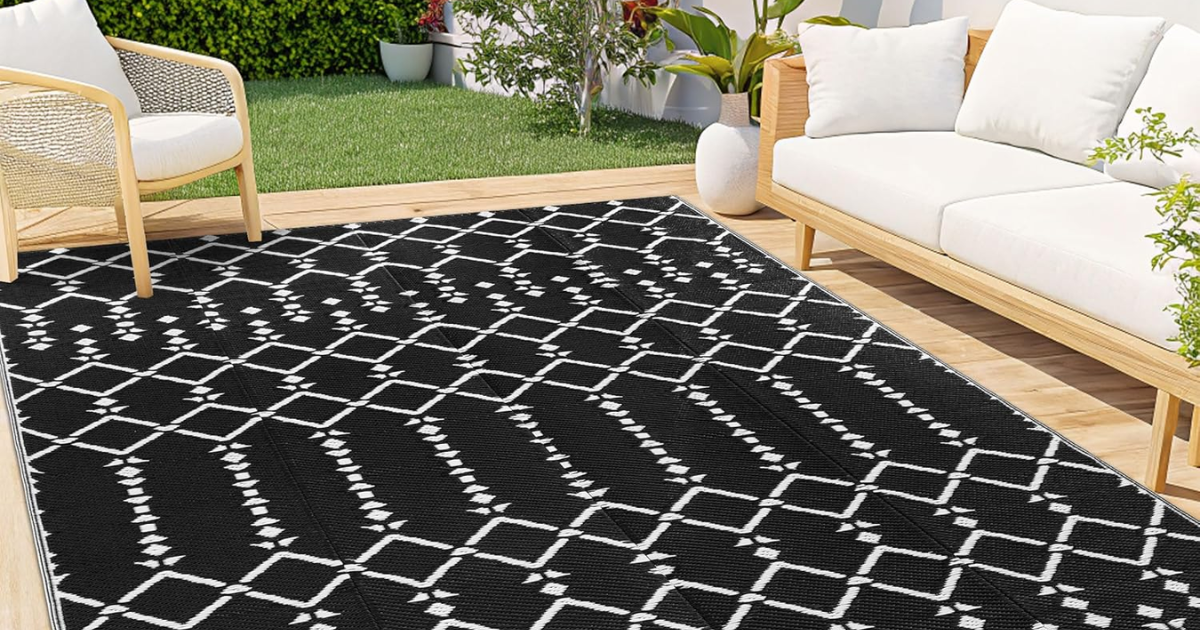 Waterproof 5x8' Outdoor Rug Only $12.xx on Amazon (Reg. $50) - The ...