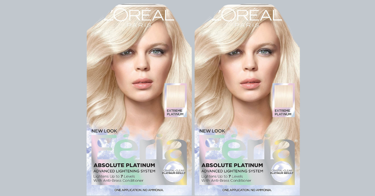 L'Oreal Paris Absolute Platinum Permanent Hair Color 2pk Only $10.xx ...