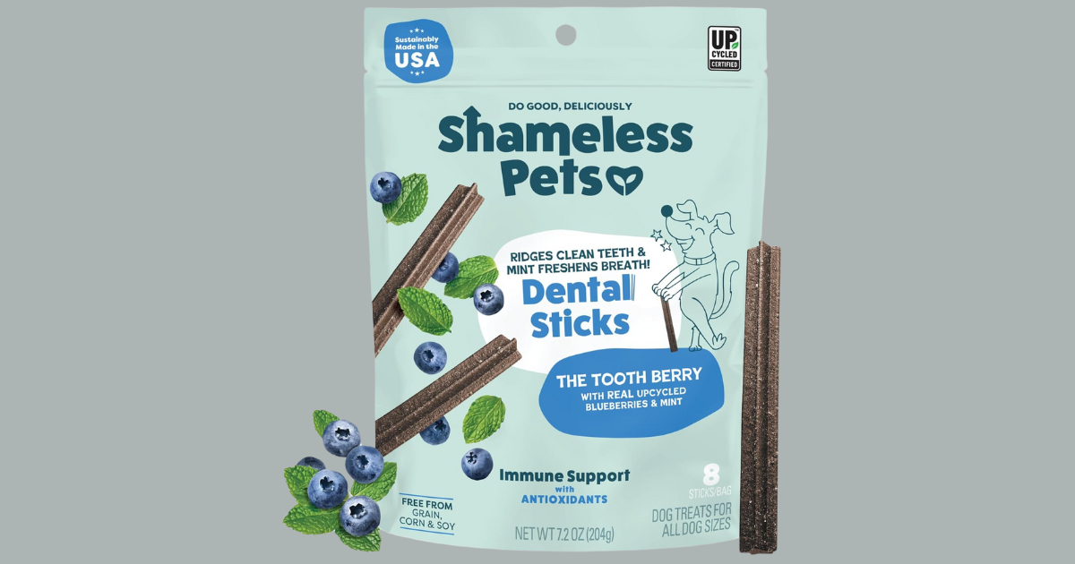 $3 Shameless Pets Toothberry Dental Chews for Dogs (REG.$10.35) - The ...