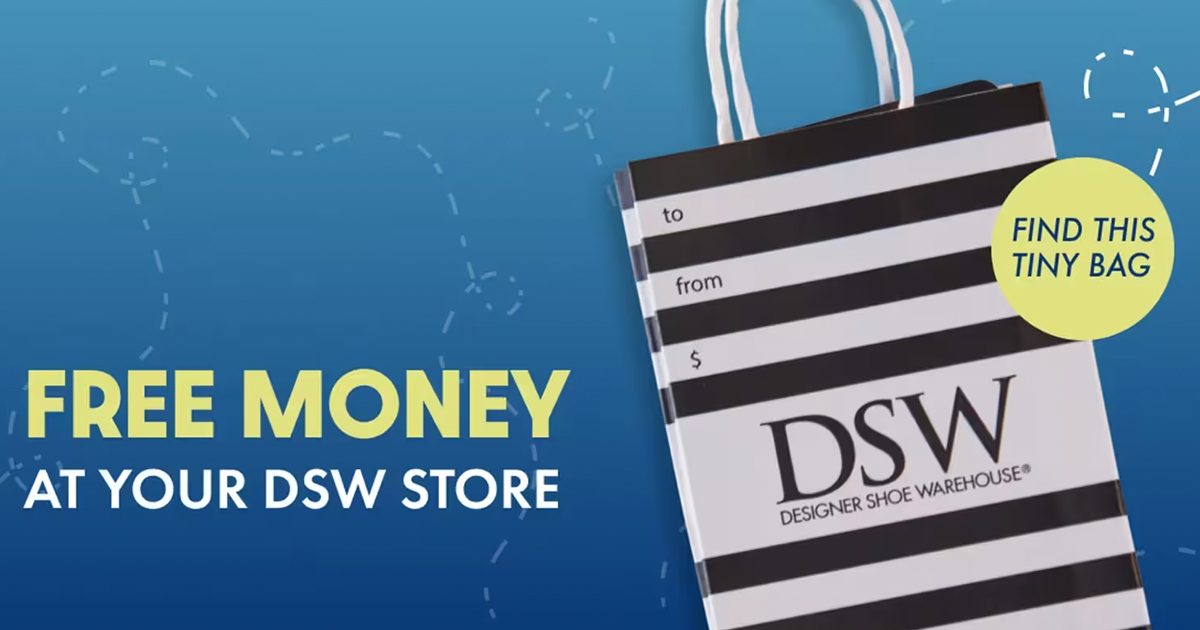 Free Money or Gift Cards at Your DSW Store! - The Freebie Guy® ️️️