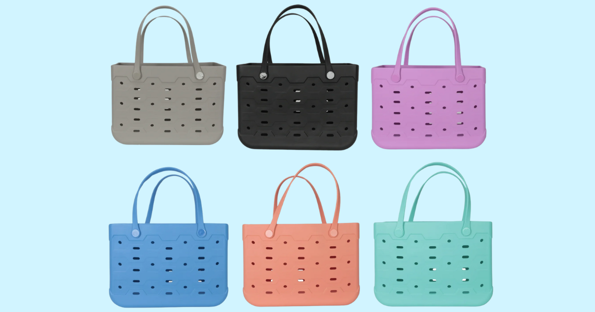 Mainstays Large Tote Only $19.94 at Walmart - Great Bogg Bag Dupe - The ...