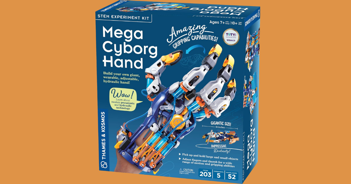 Thames & Kosmos Mega Cyborg Hand STEM Experiment Kit Only $15.xx (Reg ...