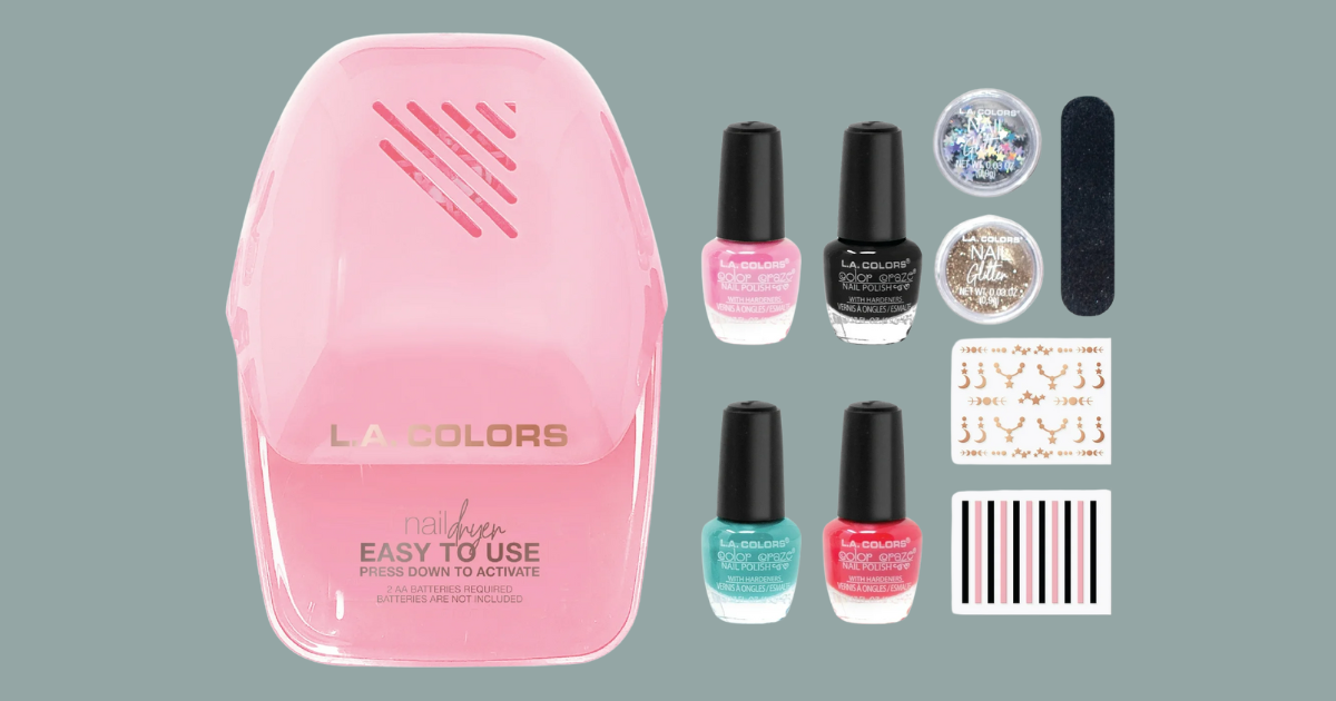 L.A. Color Nail Kit w/ Dryer Only $6.77 at Walmart ($40 Value) - The ...