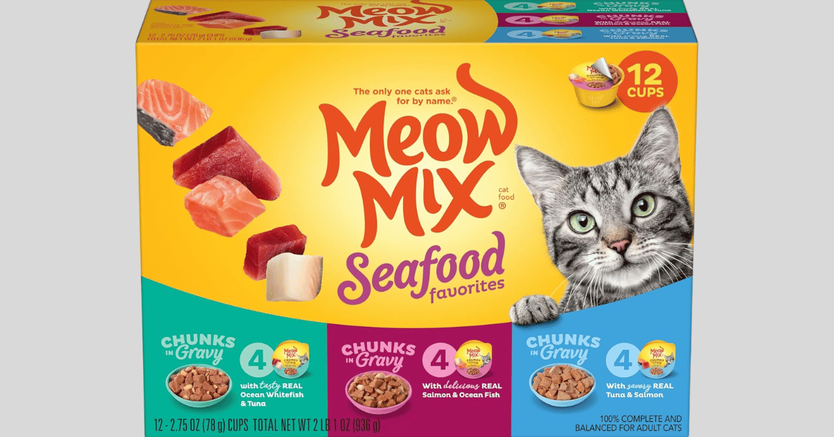 Meow Mix Seafood Favorites 12-Pack Just $5.xx on Amazon - The Freebie ...