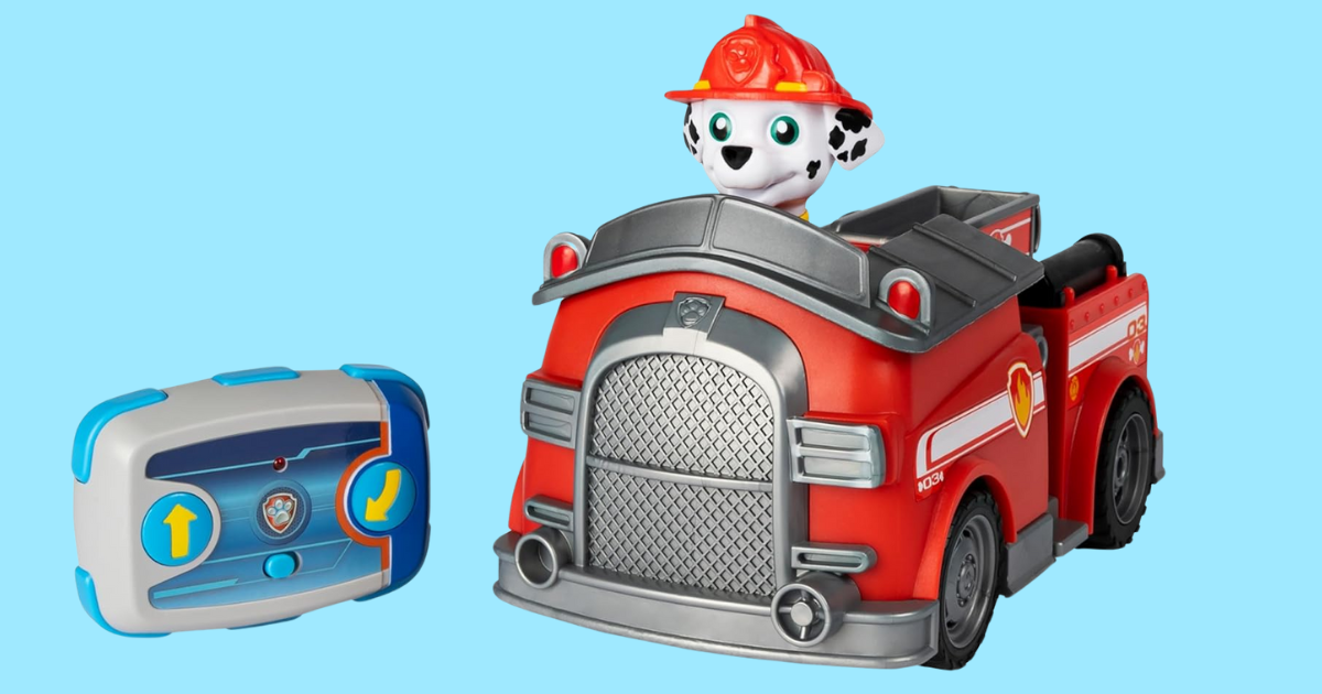 Paw Patrol Marshall Remote Control Fire Truck Only $13 on Amazon (Reg ...