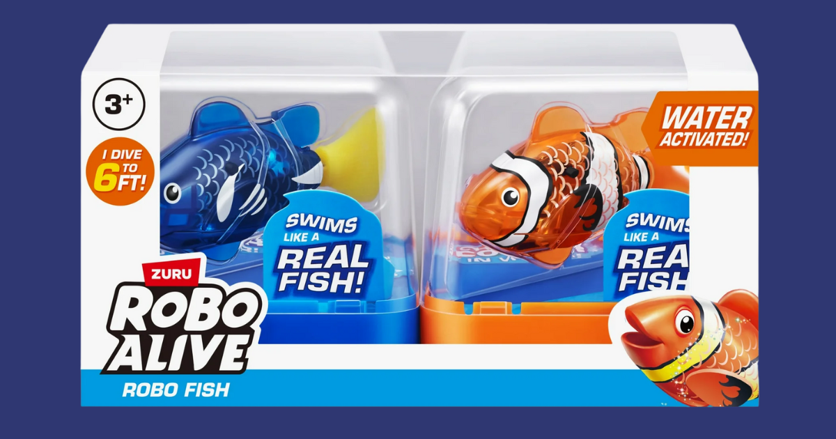 Robo Alive Robo Fish 2-Pack Only $9.31 at Walmart (Reg. $25) - The ...
