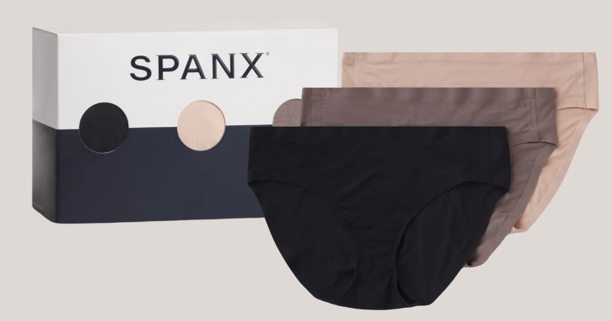 SPANX Smooth Fit‑To‑You Modal Bikini 3-Pack Box Only $33 (Reg. $60) - The Freebie Guy® ️️️
