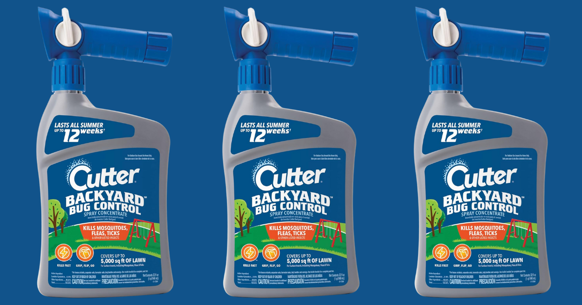 Cutter Backyard Bug Control Spray Concentrate Only $3.xx (Reg $14 ...
