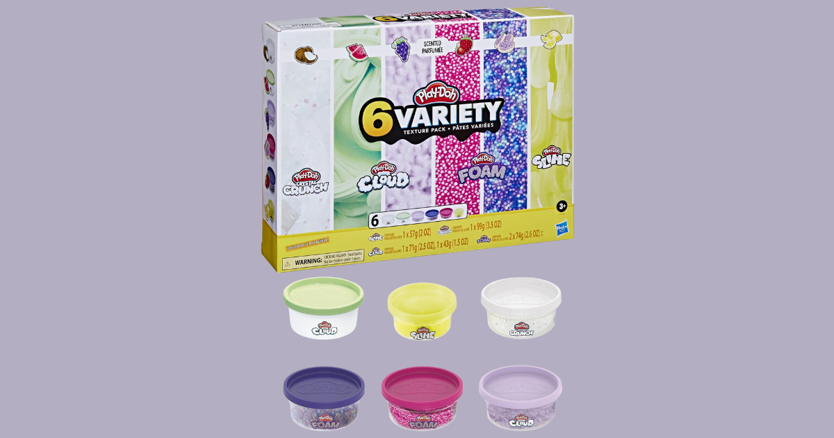 Play-Doh Slime 6 Variety Texture Pack Only $10.33 (Reg $22) - The ...