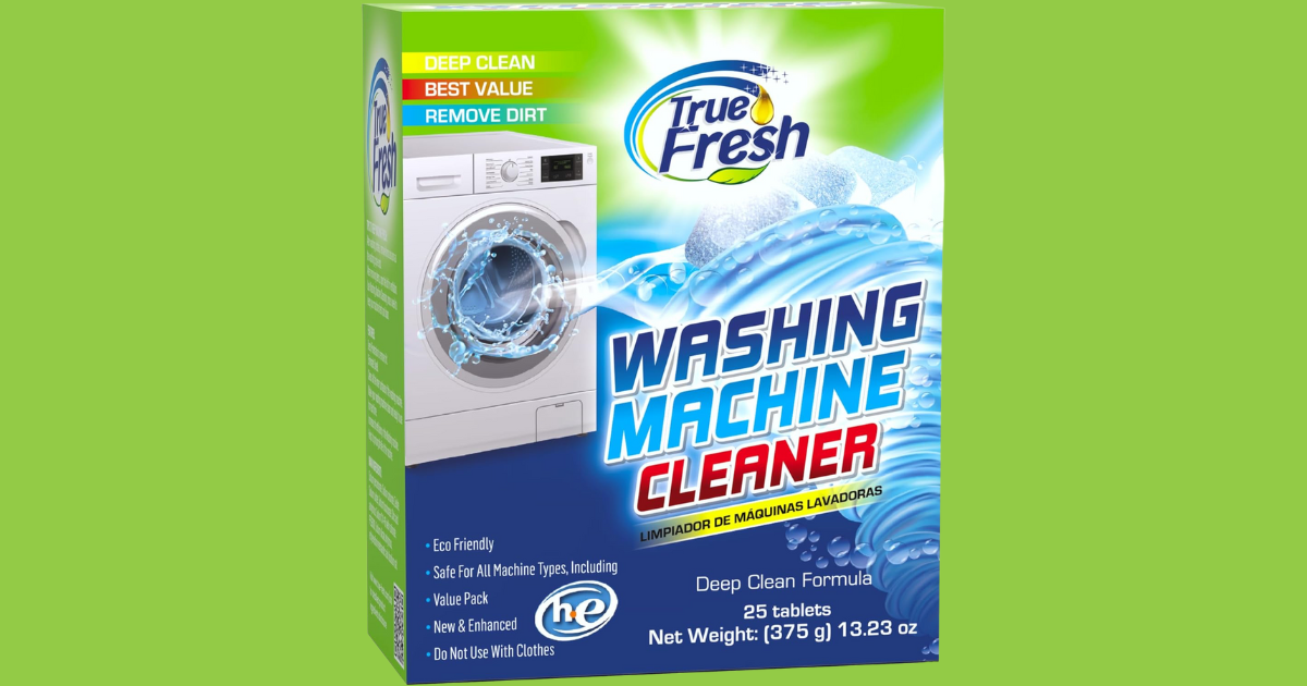 True Fresh Washing Machine Cleaner Tablets 25Ct Only $11.xx (Reg $26 ...