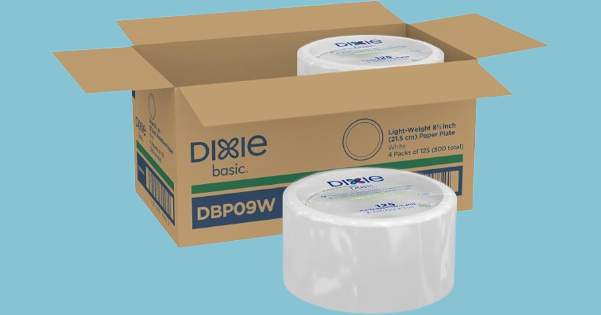 Dixie Light-Weight Disposable Paper Plates 500-Count Only $41.xx on ...