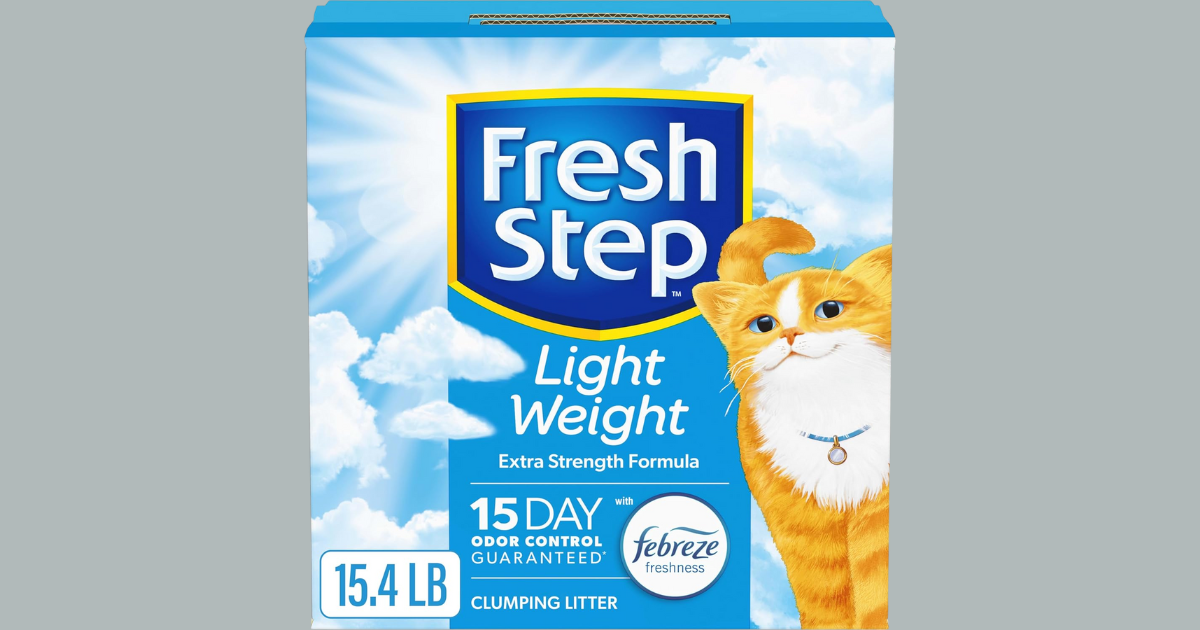 Fresh Step Lightweight Clumping Cat LItter 15.4lb Box Only $6.xx on ...