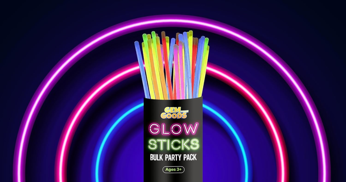 Glow Sticks 100-Count Party Pack Only $4.xx on Amazon (Reg. $10) - The ...
