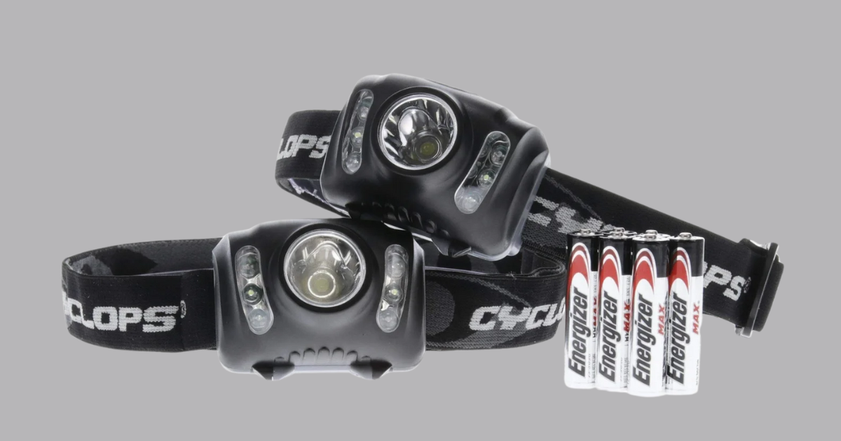 Cyclops Headlamp 2-Pack Only $9 at Walmart (Reg. $30) - The Freebie Guy ...