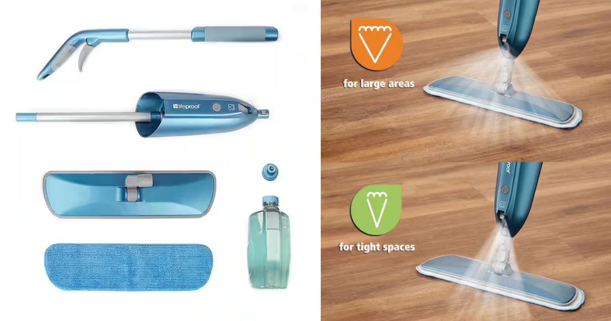 Lifeproof Microfiber Spray Mop at The Home Depot - Only $4.xx (Reg. $16.xx) - The Freebie Guy® ️️️