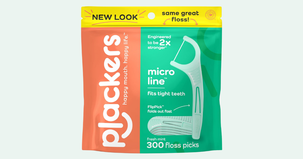 Plackers Dental Floss Picks 300-Count Only $5 on Amazon (Reg. $10 ...