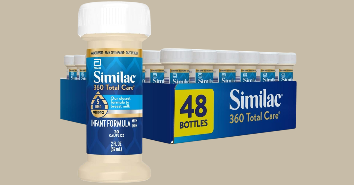 Similac 360 Total Care Infant Formula 48-Pack as low as $25 on Amazon ...