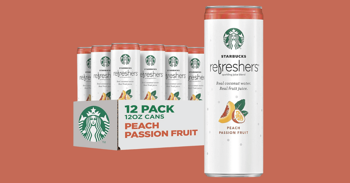 Starbucks Refreshers 12-Pack as Low as $15 (Reg $29) - The Freebie Guy® ️️️