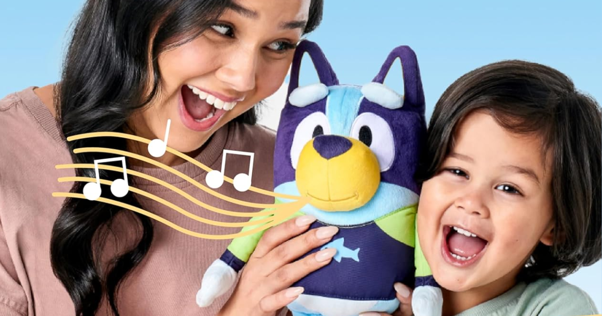 Bluey Talking Plush Only $14 on Amazon (Reg. $21) - The Freebie Guy® ️️️
