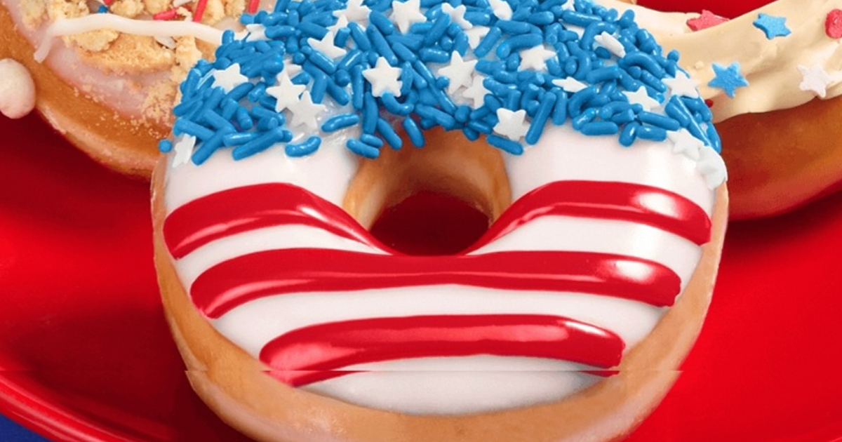Free Red White and Blue Doughnut at Krispy Kreme this Weekend (with ...