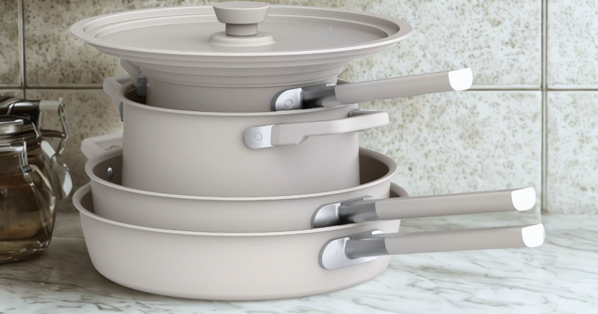 Bella 9 Piece StoreMore Cookware Set Only $31.xx (Reg $120) - The Freebie Guy® ️️️