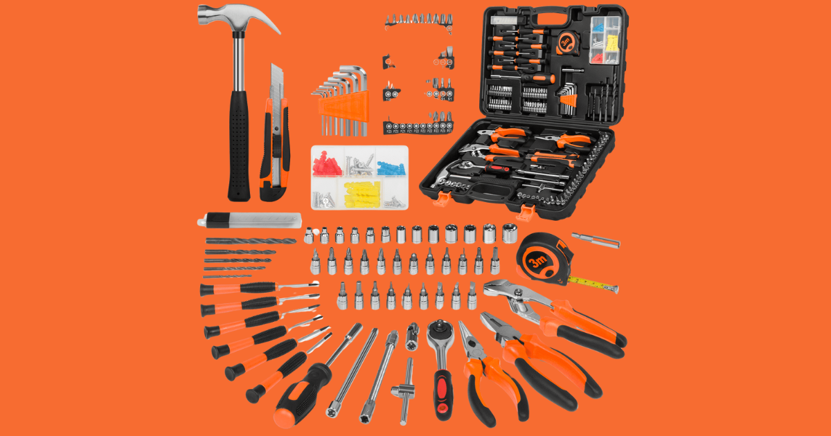 171 Piece Household Tool Kit/Mechanics Tool Set Only $30.99 (Reg $58.99 ...