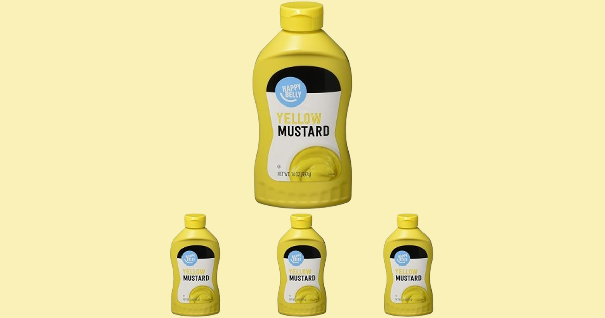 Happy Belly Yellow Mustard Pack Of 4 Only $1.XX! - The Freebie Guy® ️️️