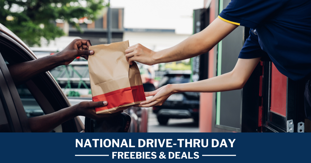 National Drive-Thru Day | Freebies & Deals For July 24th - The Freebie ...