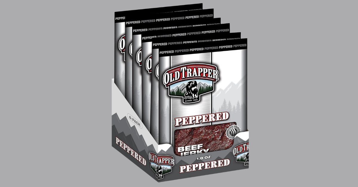 Old Trapper Beef Jerky 1.8-Ounce 6-Pack Only $13.xx on Amazon (Reg. $30 ...