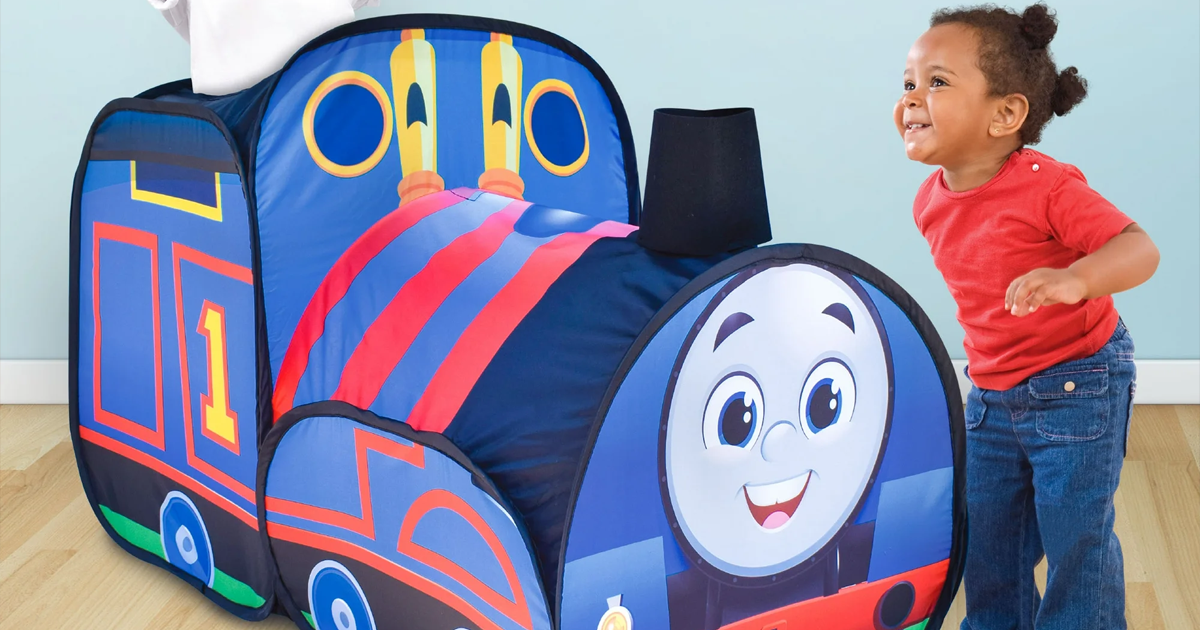 Thomas & Friends Pop Up Play Tent Only $12 (Reg $20) - The Freebie Guy® ️️️