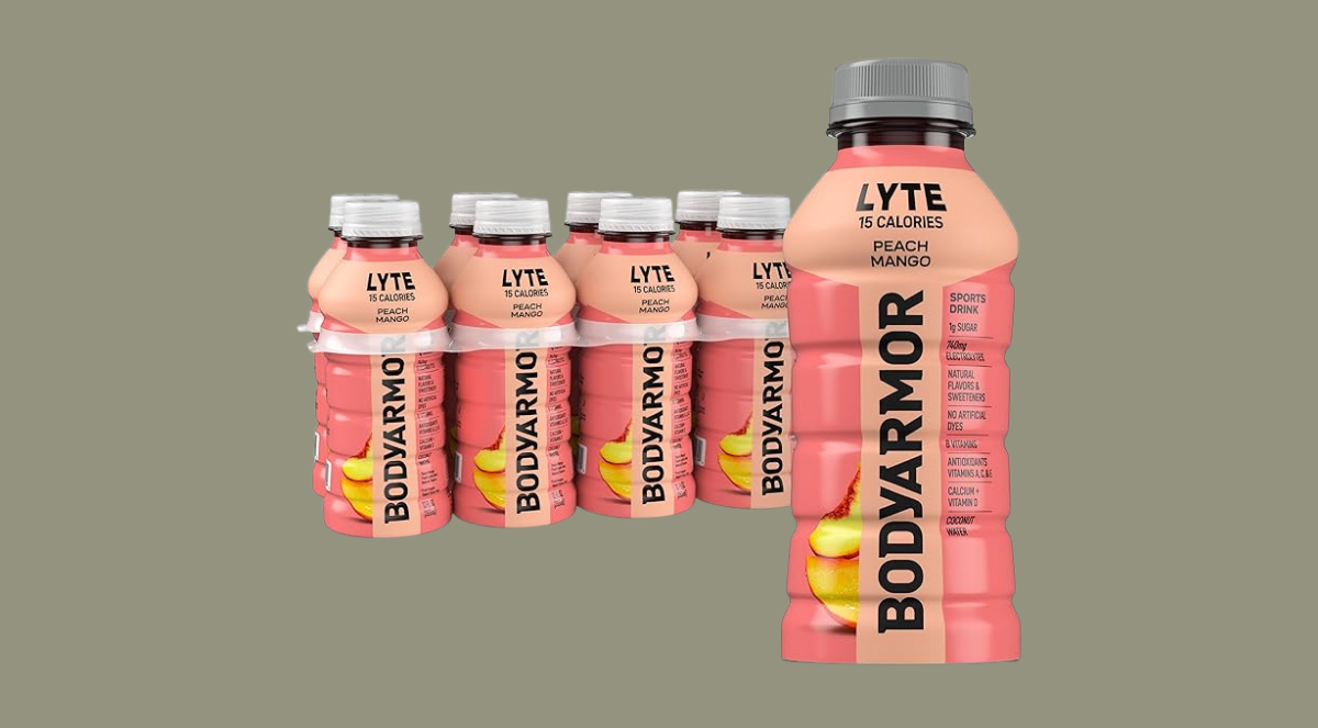 Body Armor Peach Mango 8-Pack only $4.xx on Amazon! - The Freebie Guy® ️️️