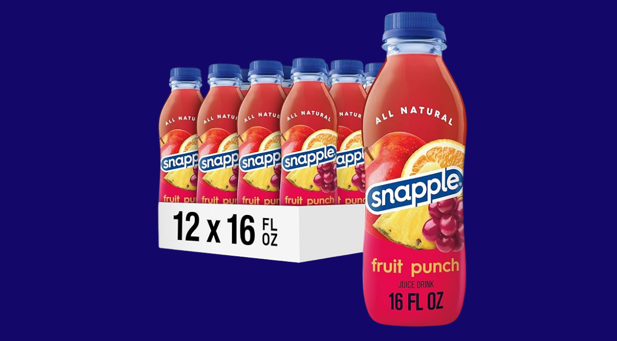 Snapple Fruit Punch 12 pack only $11.xx on Amazon (Reg $20) - The ...