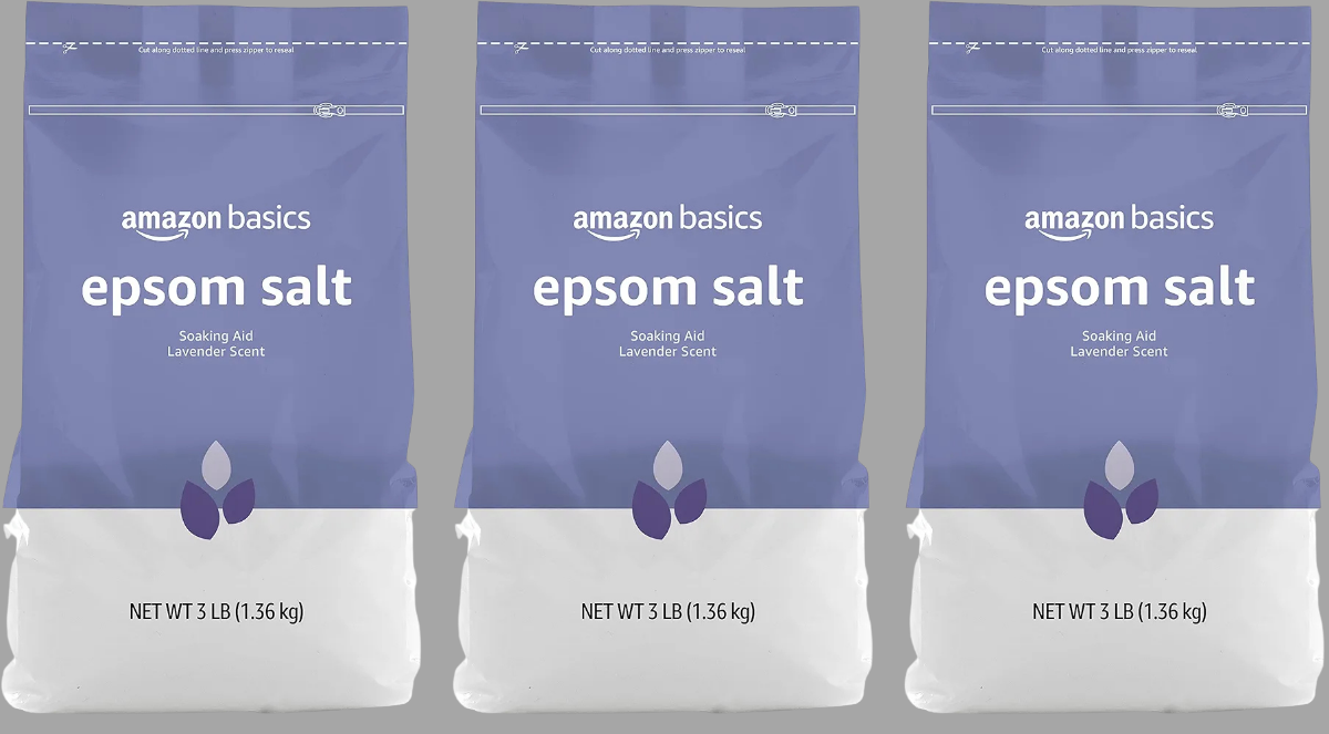 3lbs Amazon Basics Epsom Salt Soaking Aid as low as $2.xx! - The ...