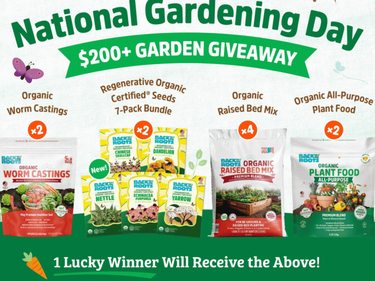 National Gardening Day $200 Giveaway! - The Freebie Guy® ️️️